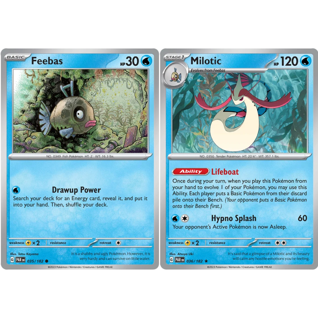 Pokemon TCG: Paradox Rift - Feebas / Milotic | Shopee Malaysia