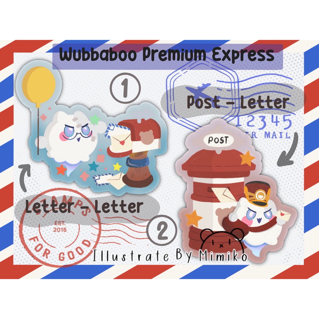 Honkai Star Rail Wubbaboo Post Delivery Letter Sticker Set Shattered ...