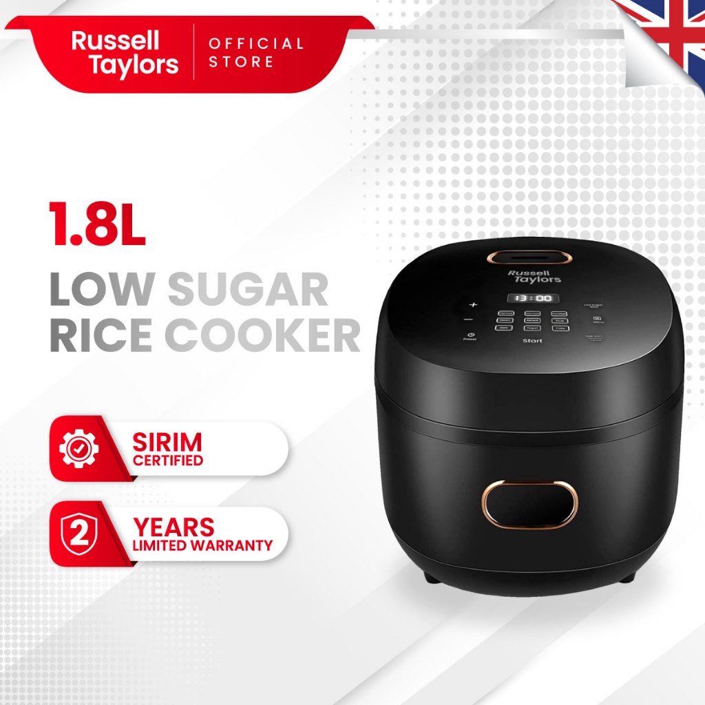 Russell Taylors Digital Low Sugar Rice Cooker (1.8L) RC10 | Shopee Malaysia