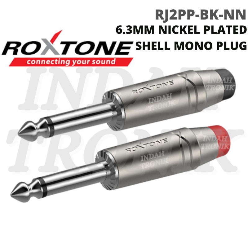 Roxtone 1/4" 6.35mm Male TS Inline Mono Plug Phono Jack Unbalance Audio Connector For Speaker ...