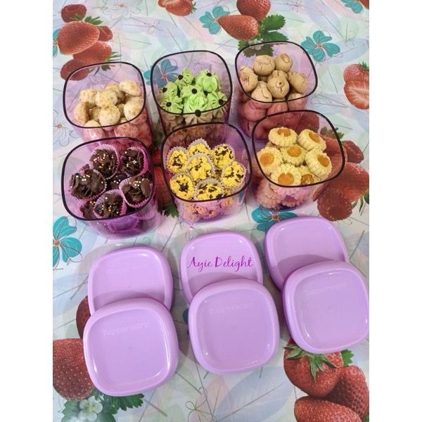 4003 Tupperware Crystalline Canister 780ml / Balang Kuih Raya ...