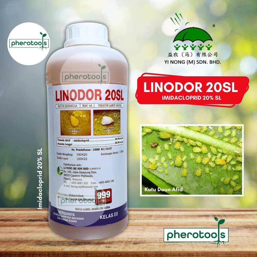 Pherotools LI NONG LINODOR 20SL (imidachloprid 20%) YI NONG/ Fusilier ...