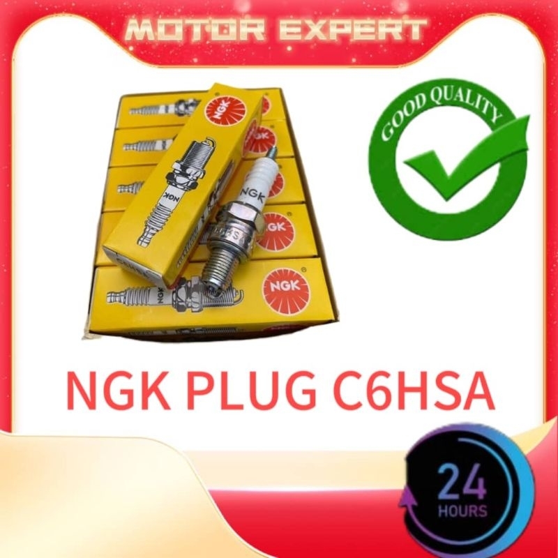 NGK SPARK PLUG C6 C6HSA EX5 DREAM WAVE W110 W125 SRL110 SRL115 SYM ...