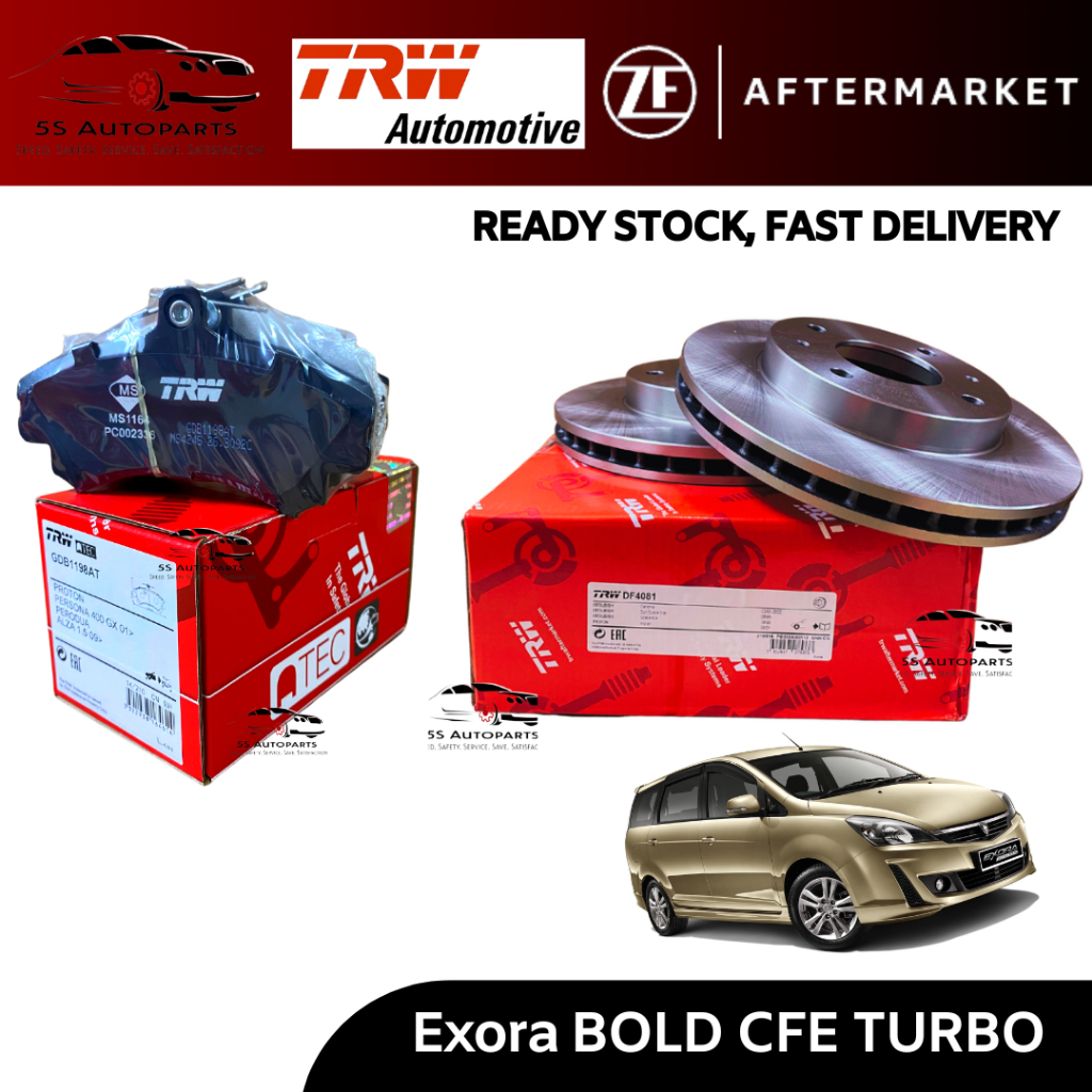 TRW Proton Exora CFE Turbo Front (Depan) Disc Rotor (310MM) (2 PCS ...