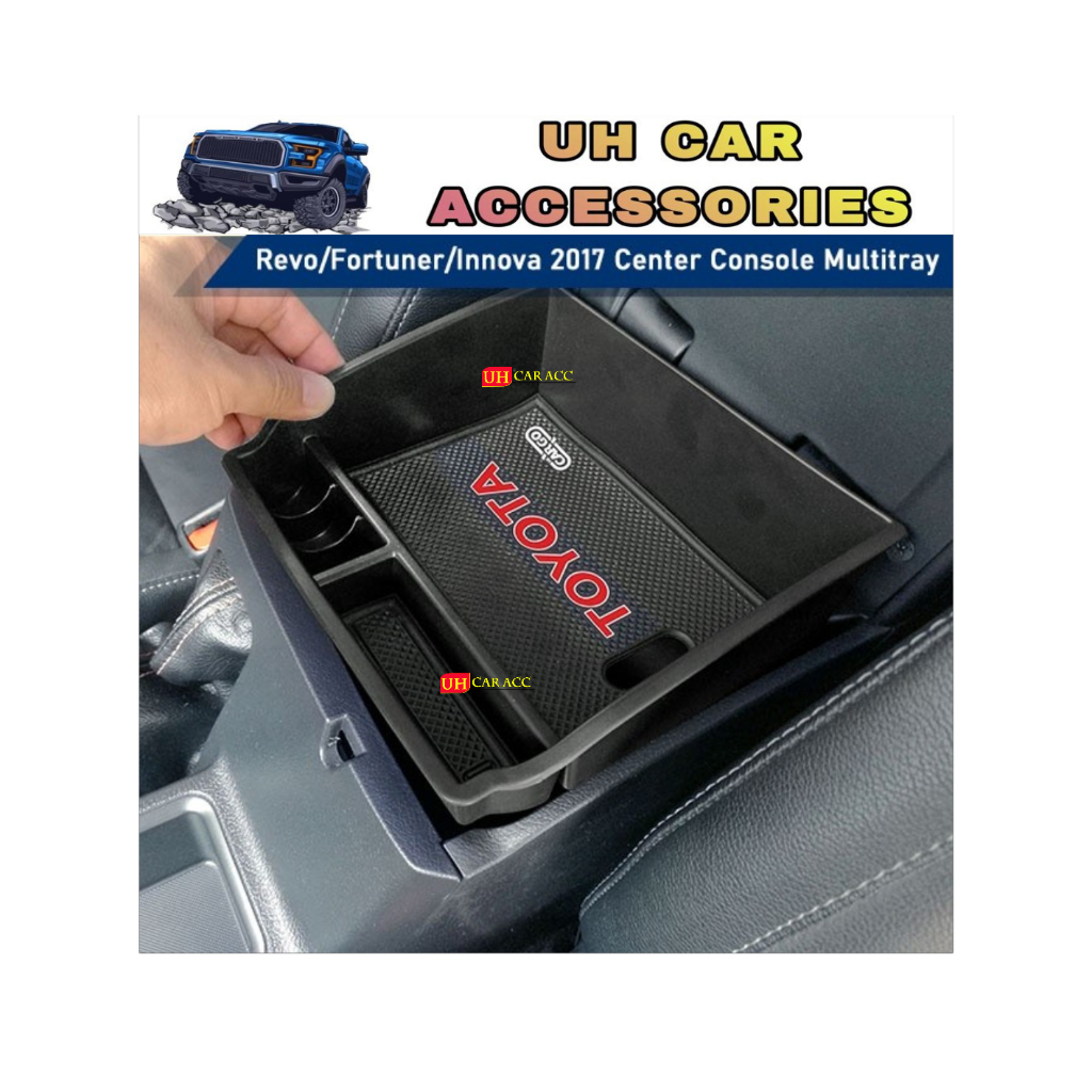 TOYOTA HILUX REVO FORTUNER INNOVA 2016 - 2021 ARMREST CENTER CONSOLE ...