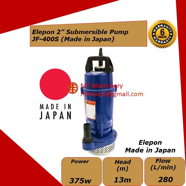 Mf Elepon 2” Submersible Pump JF-400S (Made in Japan) | Shopee Malaysia