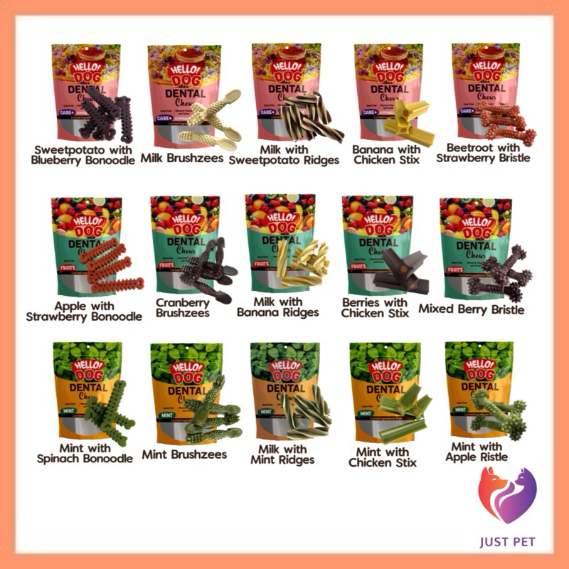 Hello Dog Dental Chew 150g | Shopee Malaysia