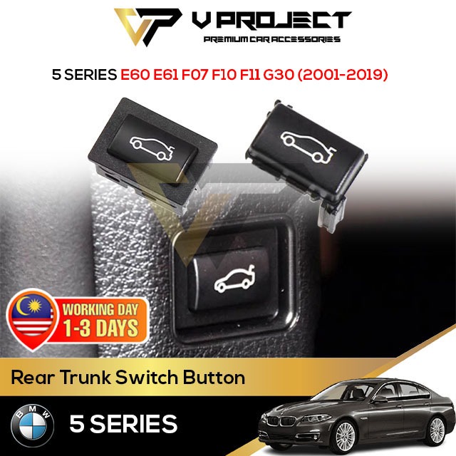 5 Series E60 E61 F07 F10 F11 G30 2001-2019 Rear Trunk Switch Button Car ...