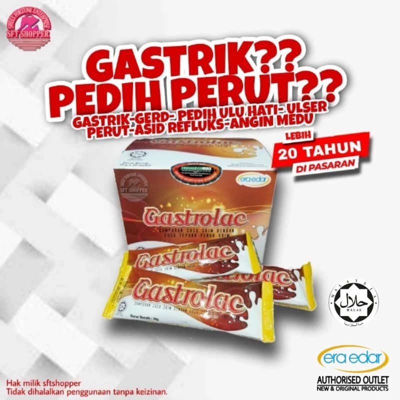 Gastrik SUSU GASTROLAC 600g Legakan Gastric Gerd Ulser Doclapa GERD ...