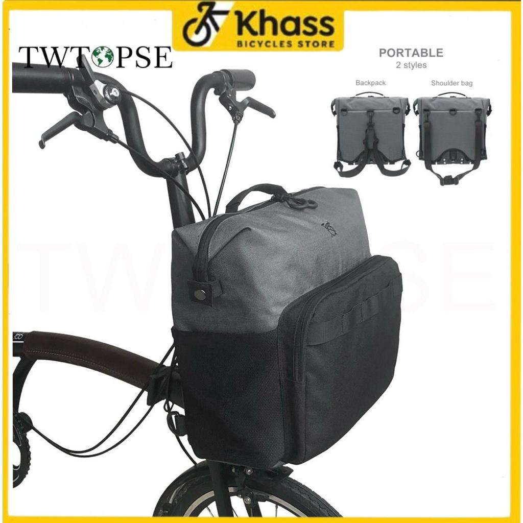 [TWTOPSE] Havesack 13.5L Bike Bag For Brompton Folding Bicycle 3SIXTY Fit 3 Holes Dahon Tern ...