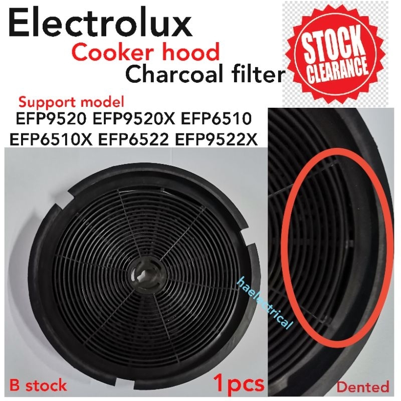 Electrolux cooker hood charcoal filter EFP9510X EFP9520X EFP6510X ...