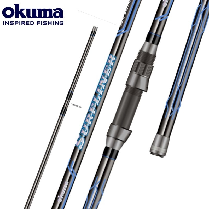 (SURFCASTING ROD) JORAN SURF PANTAI OKUMA SURFLINER 15FT SPINNING ...