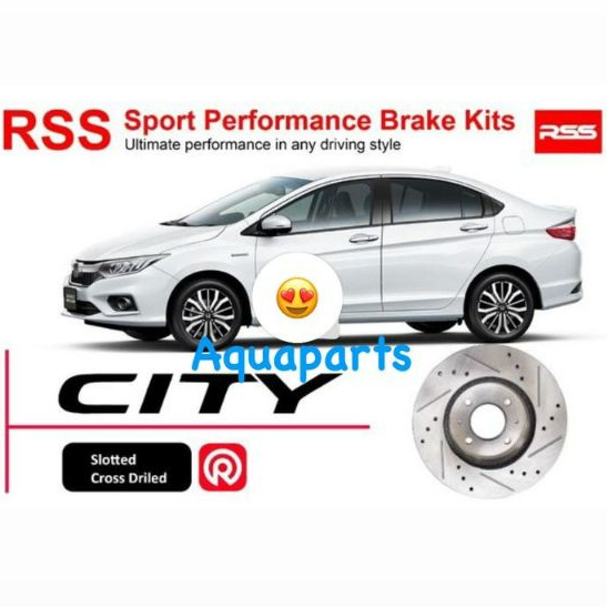Honda City GM2 GM6 GM7 GN2 GN3 GN5 GN6 RSS Sport slotted and cross ...