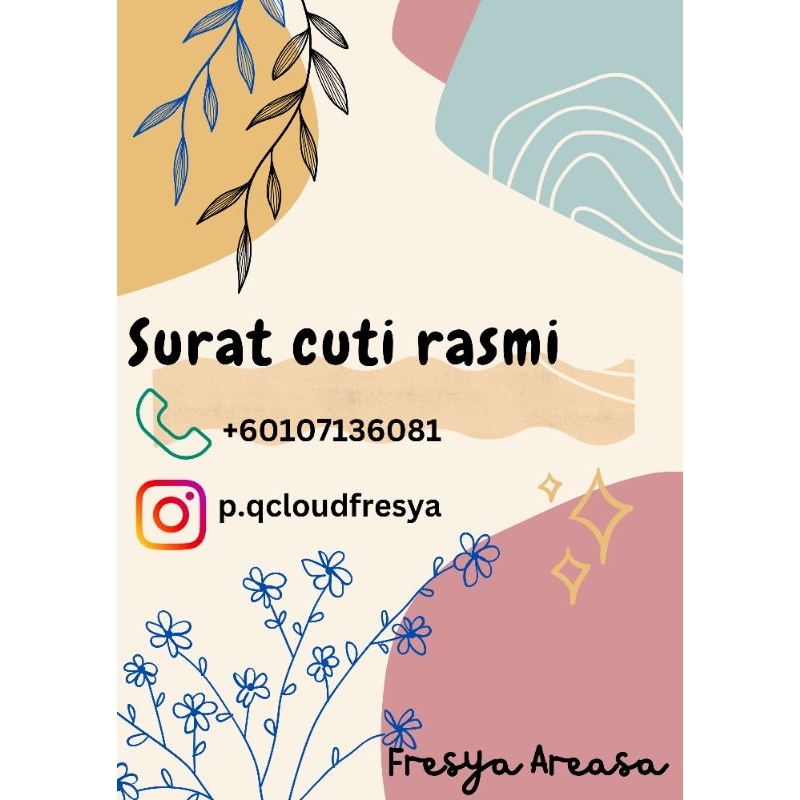 Surat rasmi cuti sekolah | Shopee Malaysia