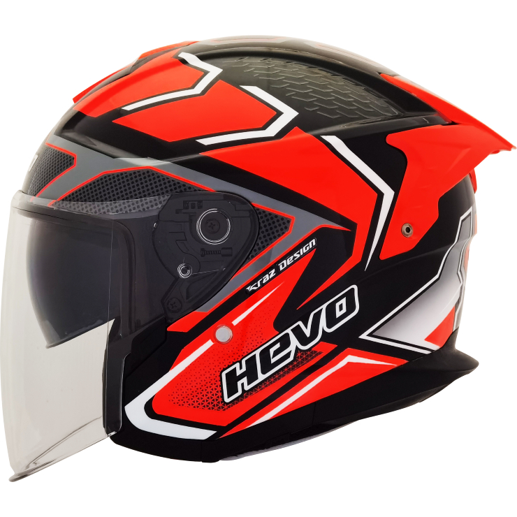 HEVO VS Visco (OF126 Open Face Helmet) | Shopee Malaysia