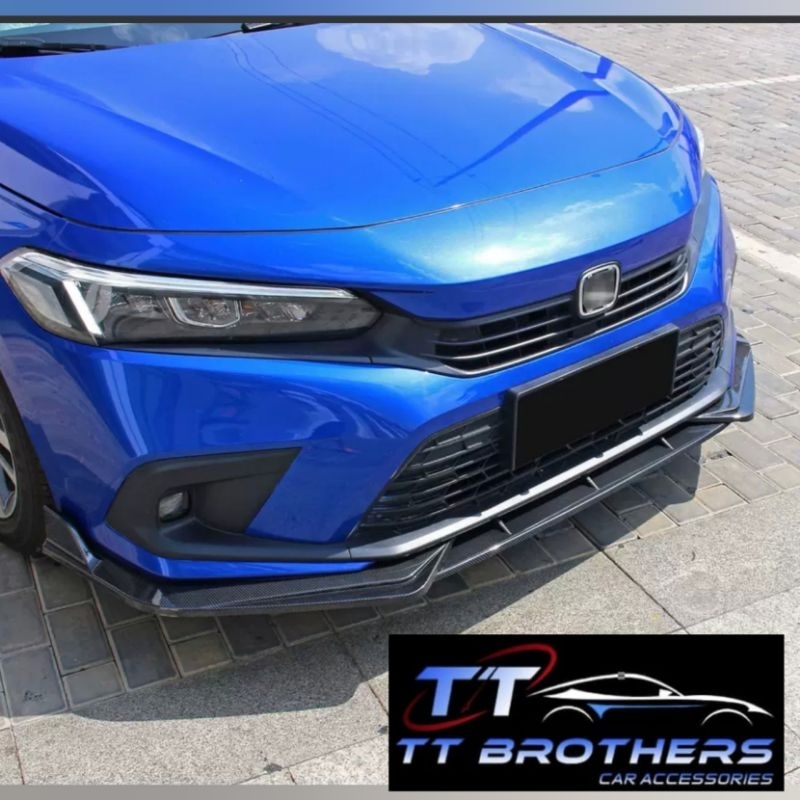 HONDA CIVIC FE Front bumper diffuser lips skirting | Shopee Malaysia