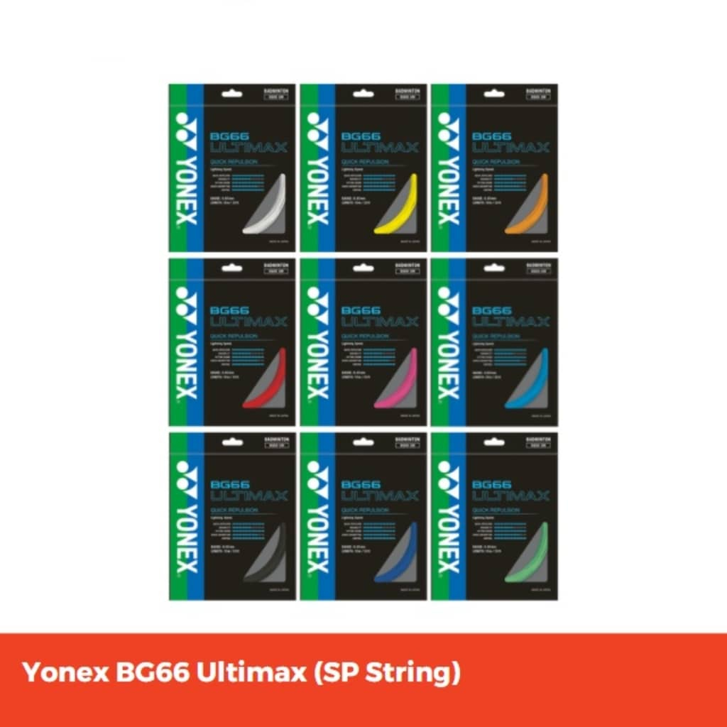 Yonex Badminton String BG66 Ultimax | Shopee Malaysia