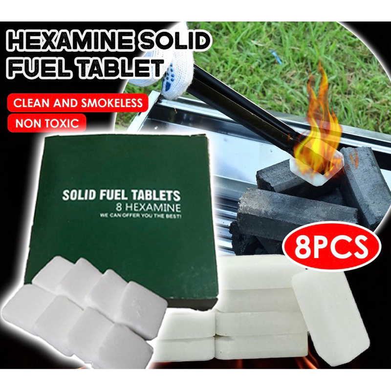 aliod Hexamine Solid Fuel 8 Tablets (1 Box) LILIN ASKAR | Shopee Malaysia