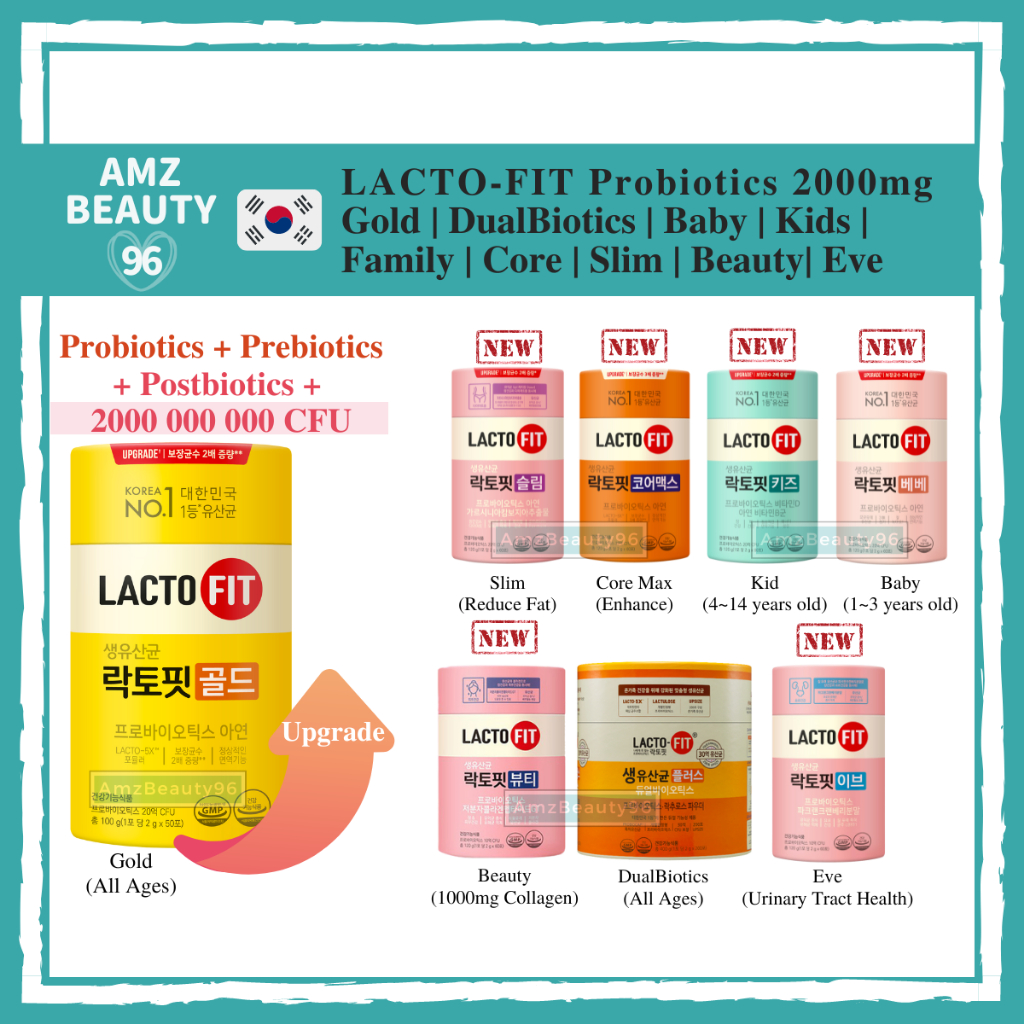 LACTO-FIT Probiotics 2000mg (2g) | Gold | Kids | Baby | Slim | Beauty ...
