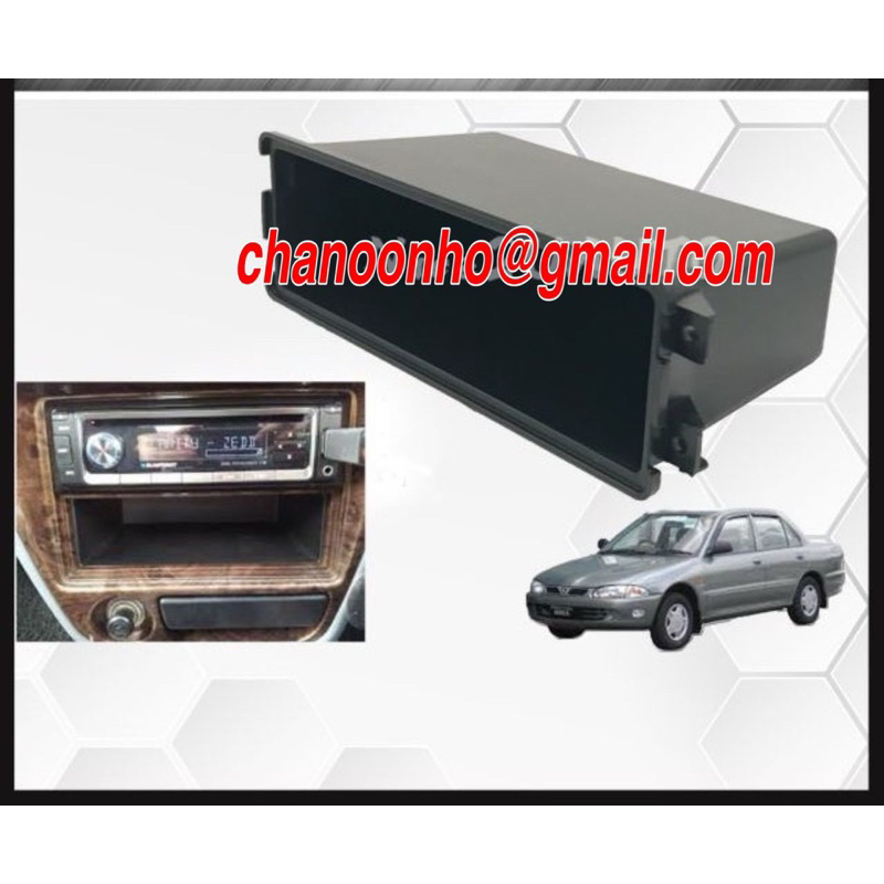PROTON WIRA | TOYOTA | HONDA SINGLE DIN Drawer Casing Free Storage Box ...