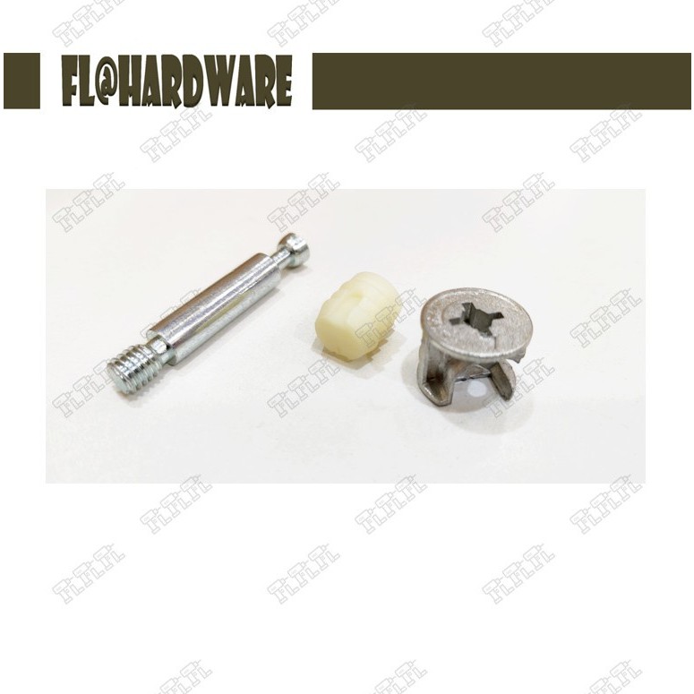 Mini Fix Screw 3 In 1 Connector For Furniture | Shopee Malaysia