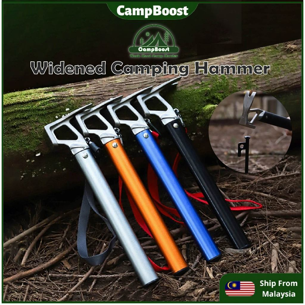 Campboost Widened Camping Hammer Stainless Steel Black hammer Tukul ...