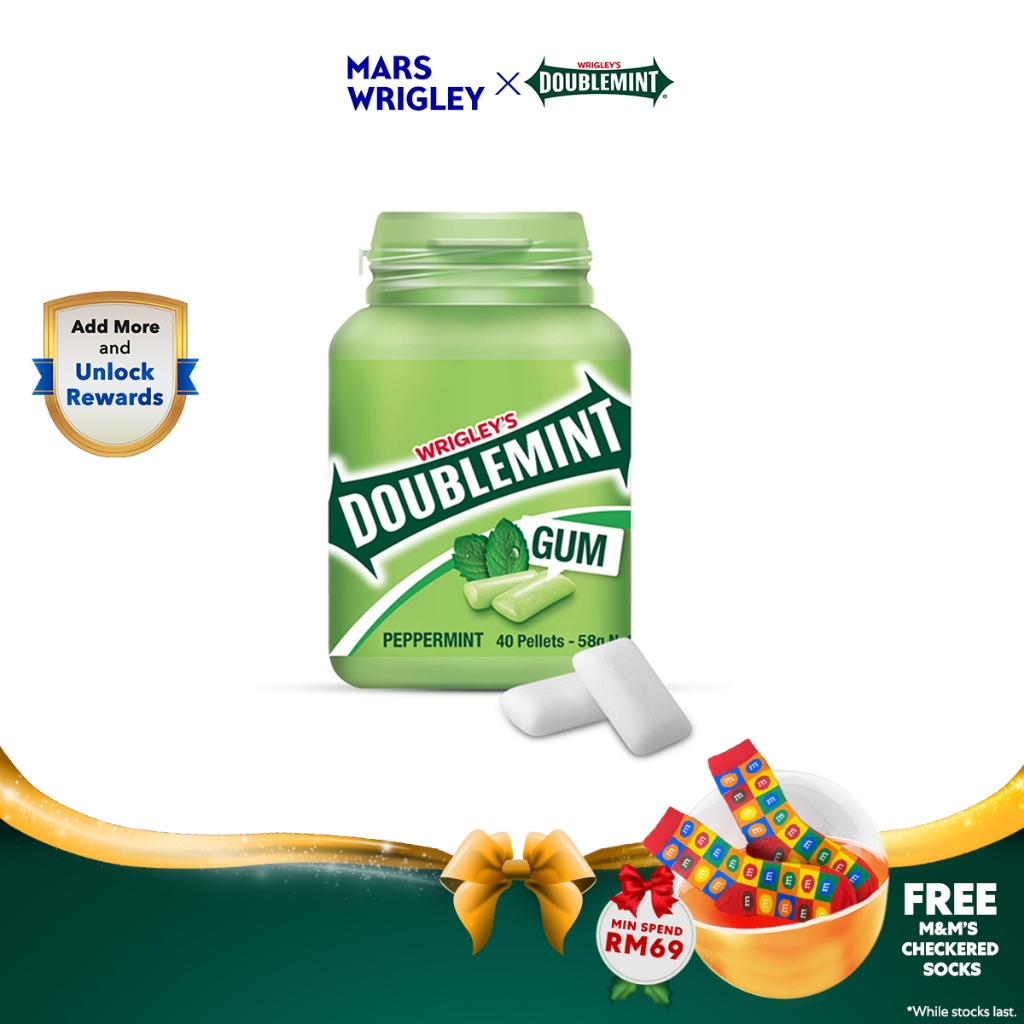 Doublemint Peppermint Bottle Gum / Chewing | Shopee Malaysia