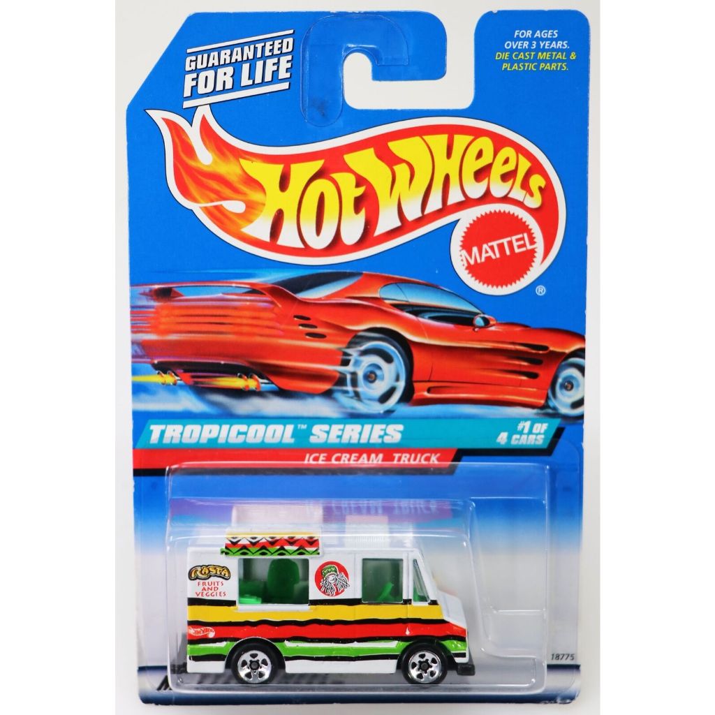 Hot Wheels Ice Cream Truck Tropicool Series #693 LOGO AT RED PAINT ...
