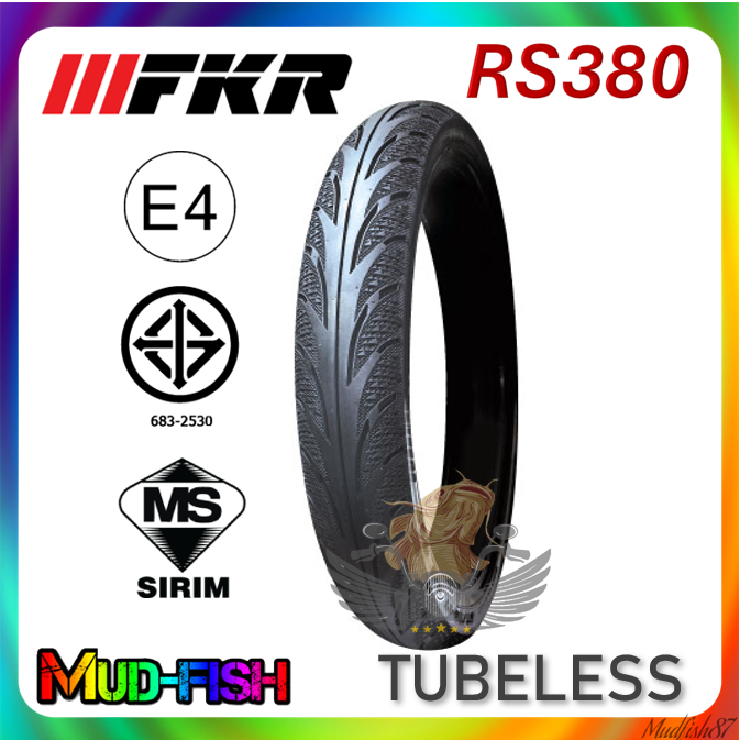 TAYAR FKR DIAMOND 3D RS380 110/70-17 TL TYRE (TUBELESS) | Shopee Malaysia