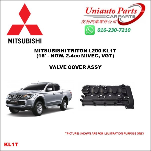MITSUBISHI TRITON L200 KL1T (15' - NOW, 2.4cc MIVEC, VGT) VALVE COVER ...