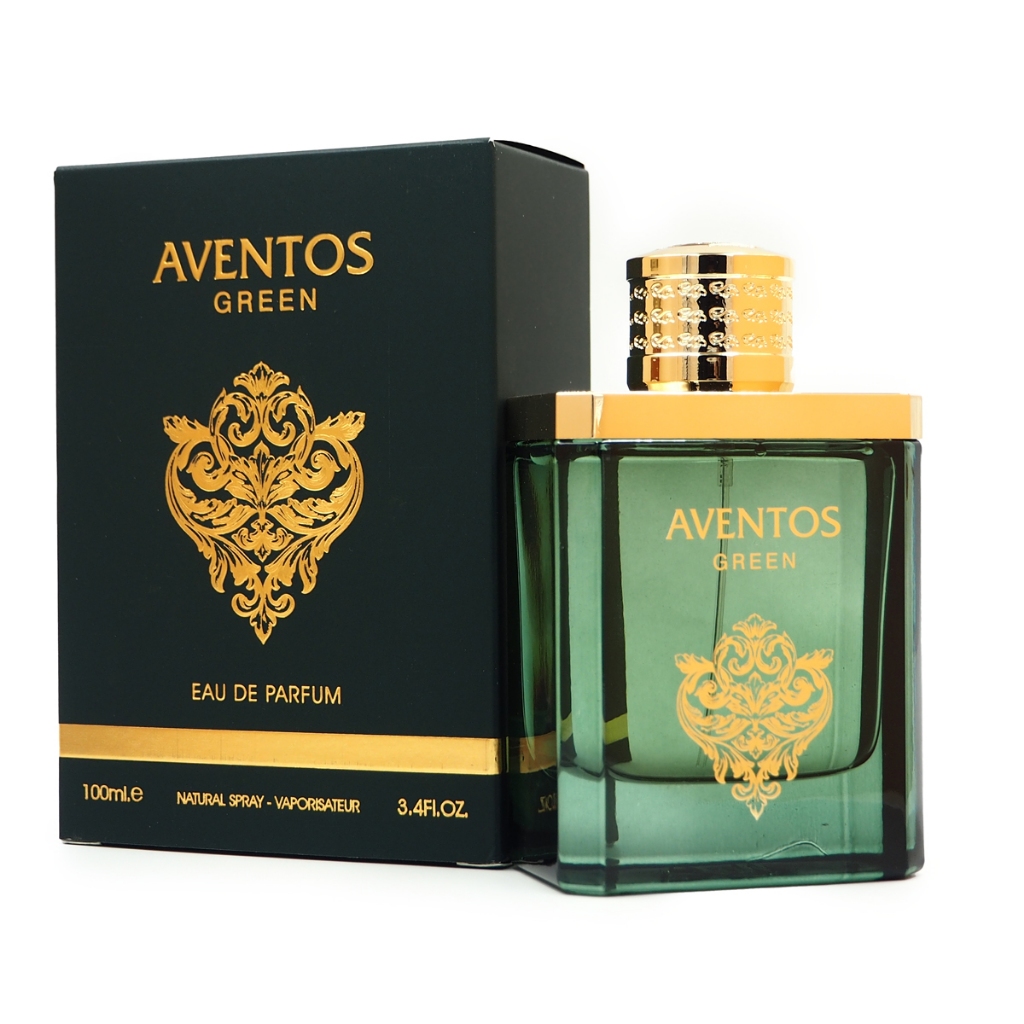 Aventos Green Eau De Parfum 100ml for Men by Fragrance World, Minyak ...