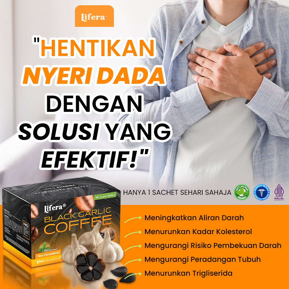 Kopi Black Garlic Lifera Solusi Penyakit 3 Serangkai Kencing Manis ...