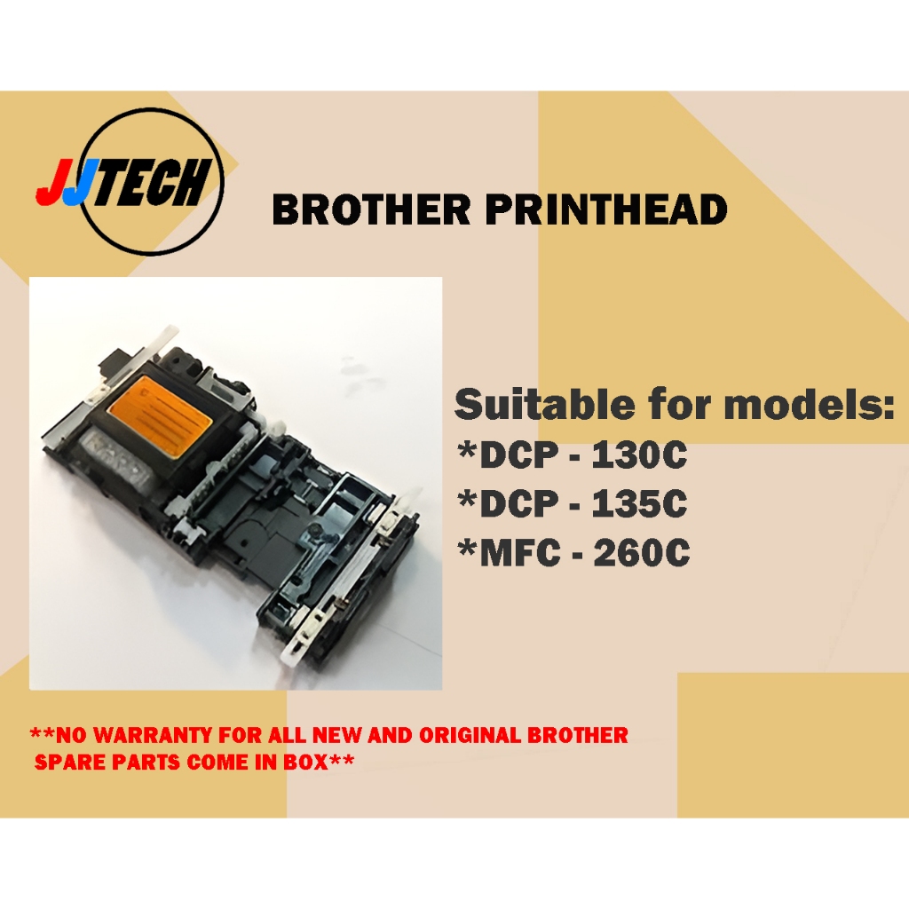 Original Brother Print Head / Printhead ( DCP - 130C / 135C/ MFC-260C ...