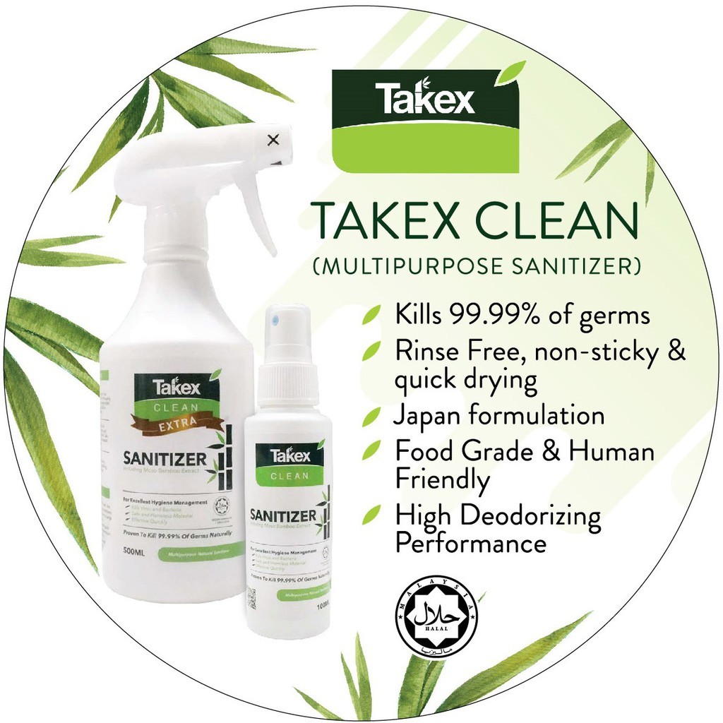 TAKEX CLEAN Sanitizer 18L - Food Grade (Multipurpose) | Shopee Malaysia