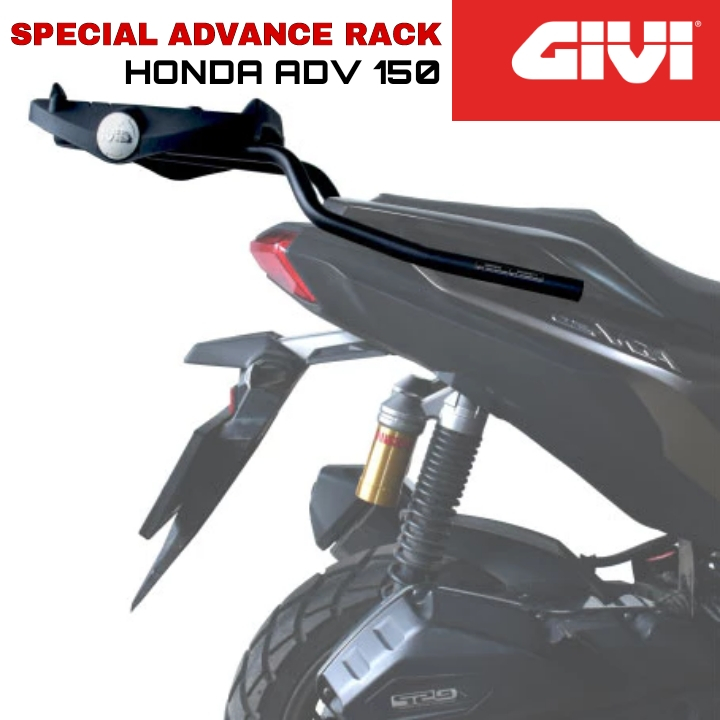 Original Givi Monorack HONDA ADV150 SRV - ADV 150 Monorack HEAVY DUTY ...