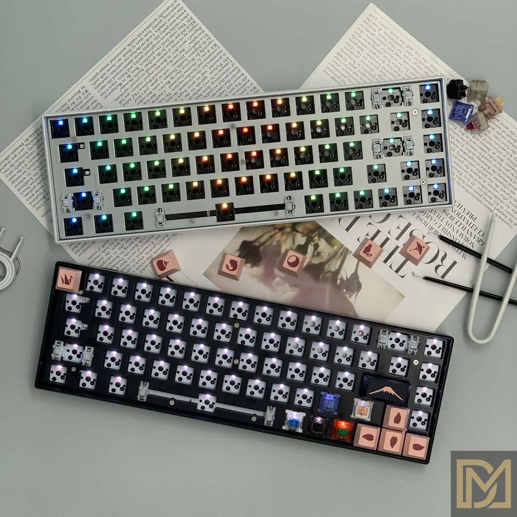 [LOCAL STOCK] Sky 68 Keyboard Kit 65% Barebone RGB 3 Modes Wireless ...