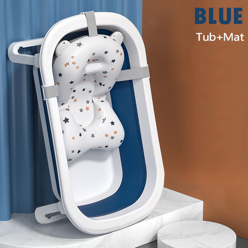 (FREE MAT) Baby Bath Tub Newborn Foldable Tab mandi baby Adjustable ...
