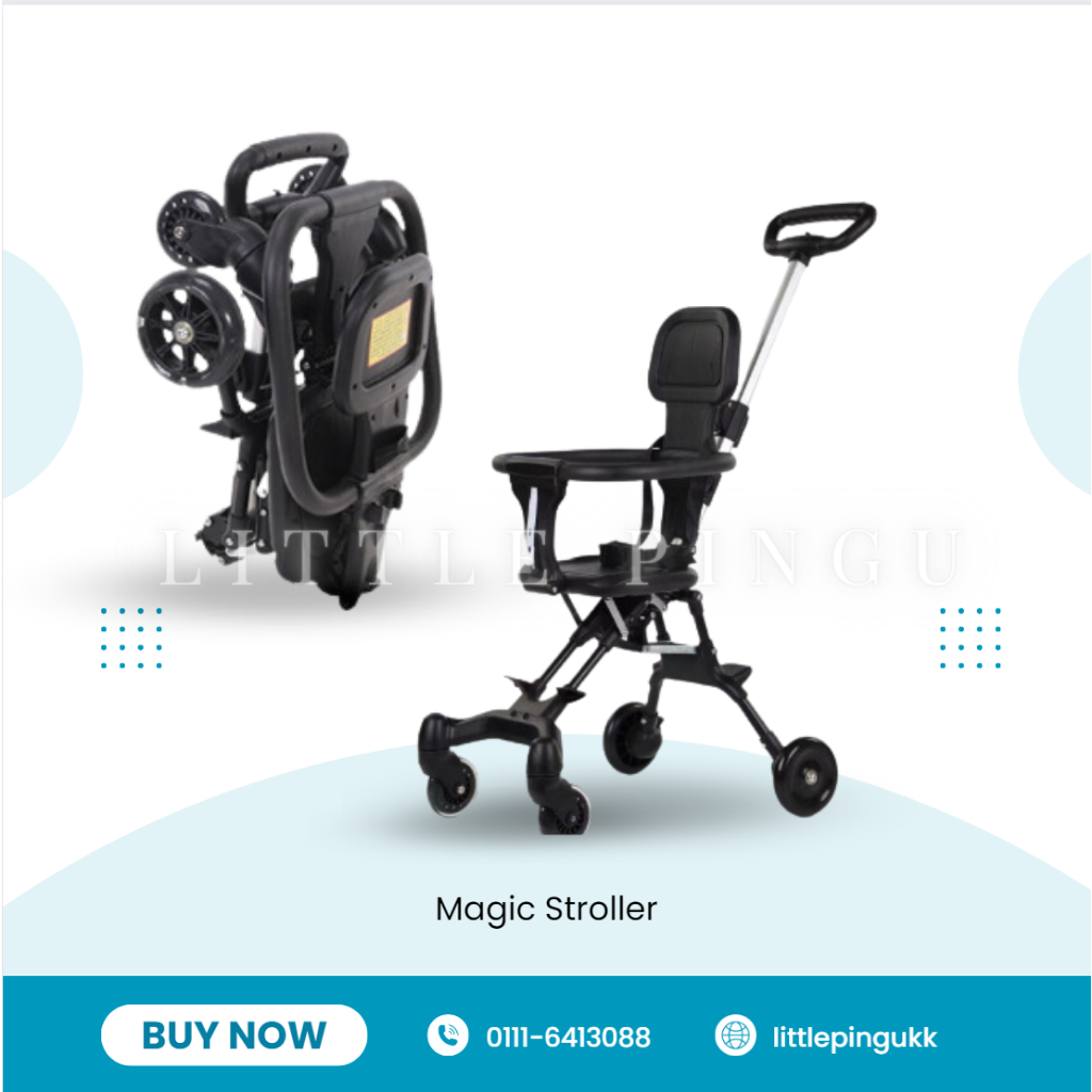 4 Wheel Magic Stroller Premium Ultra Lightweight Foldable | Shopee Malaysia