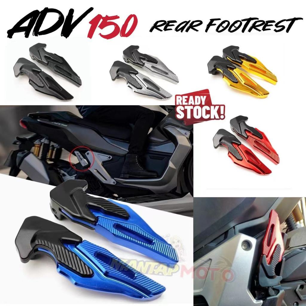 Honda ADV 150 Rear Footrest Footpeg Foot Pegs Tapak Kaki | Shopee Malaysia