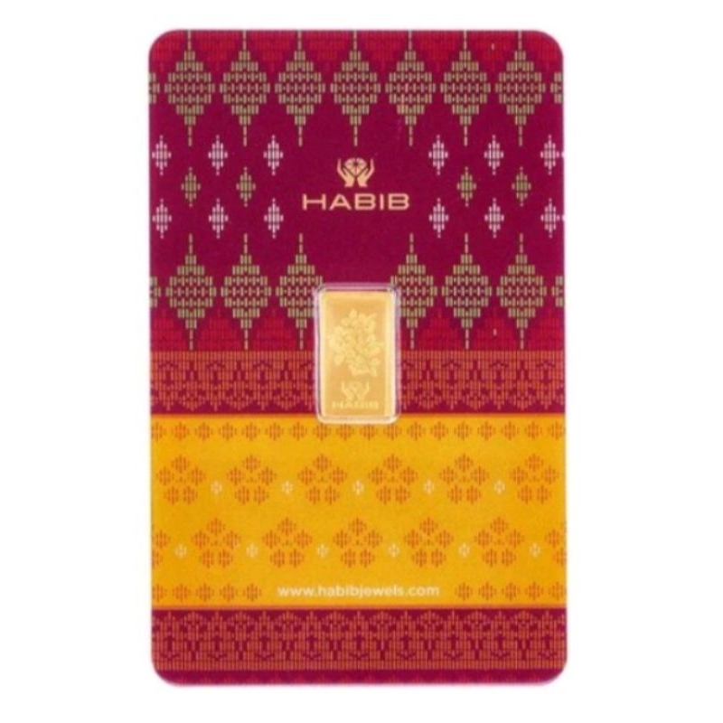 GOLD BAR HABIB 0.5G 999.9 | Shopee Malaysia