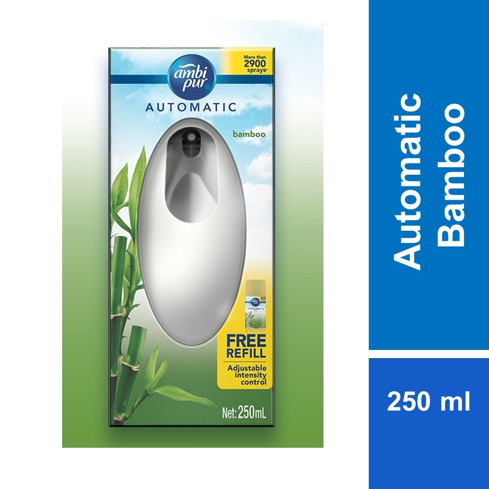 Ambi Pur InstantMatic Bamboo Automatic Spray Kit + Refill 250ml ...