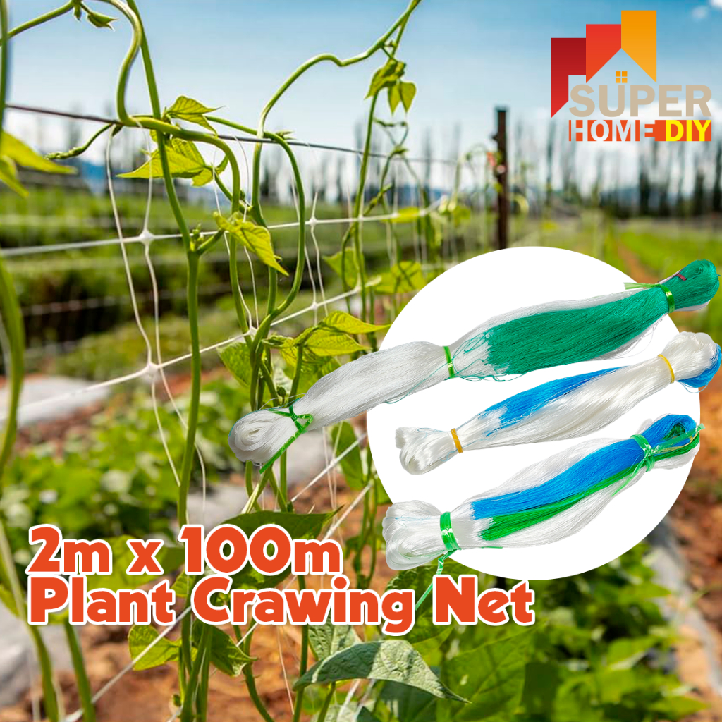 Jaring Tanaman Cucumber Net Netting Climbing Plants Support Garden Net Mesh Netting Planting ...