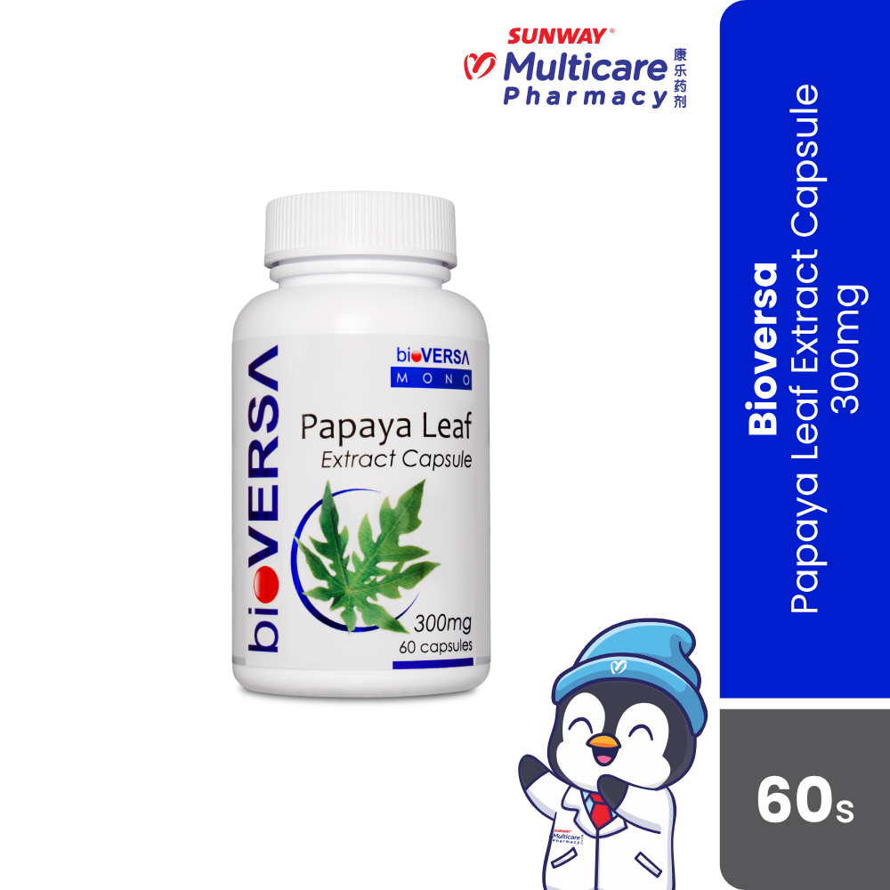 Bioversa Papaya Leaf Extract Cap 60'S | Shopee Malaysia