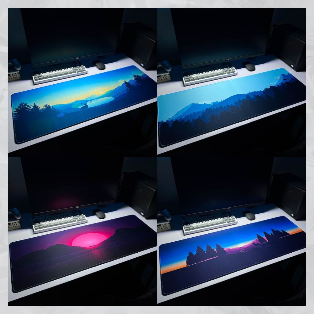[Ready Stock] Aesthetic Panorama Gaming Mouse Pad Desk Mat 800mm*300mm ...