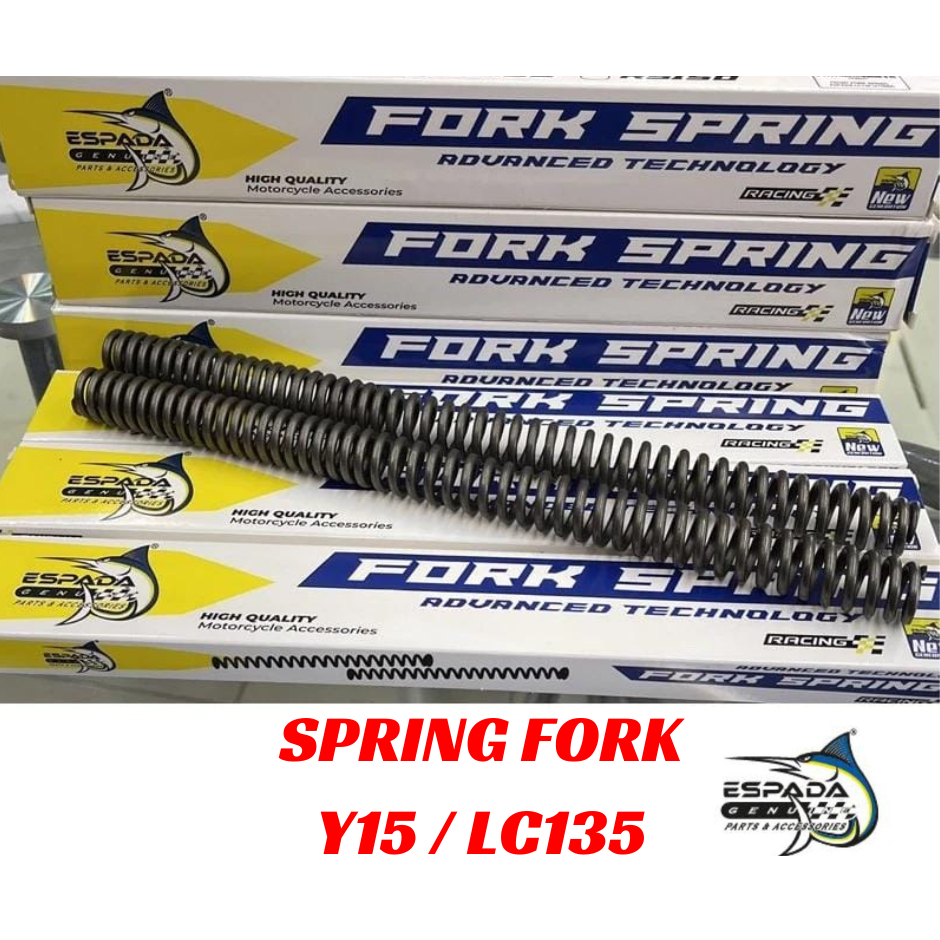 FRONT FORK SPRING ESPADA LC135 (275MM) Y15ZR V2 (295MM) | Shopee Malaysia