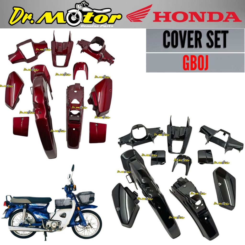 GBO J GBOJ Coverset Cover Set Body Caver Kaver Kaverset Complete Black ...