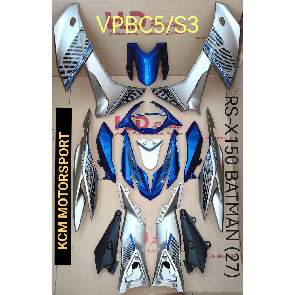 COVER SET MOTOR HLD BRAND HONDA RSX 150 BATMAN DESIGN | Shopee Malaysia