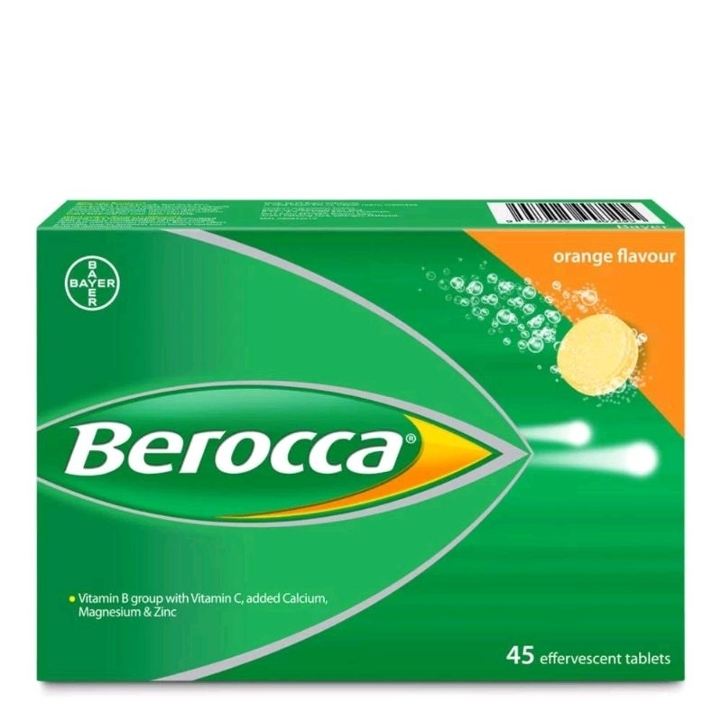 berocca effervescent tablets packs 10s /45s | Shopee Malaysia