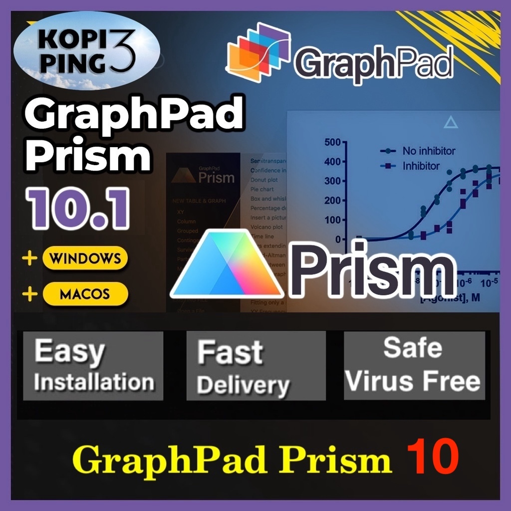 GraphPad Prism 10.2.1 Lifetime For Win & McOS | Shopee Malaysia