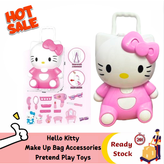 Hello Kitty Make Up Toys for Kids Pretend Play Toys Large Size 2 in 1 ...